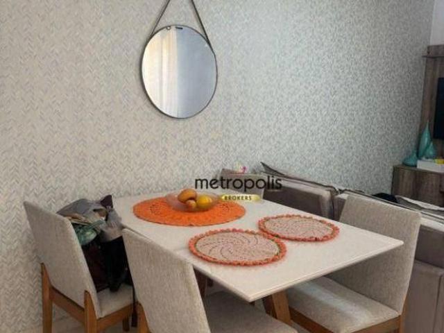 Apartamento com 2 dormitórios à venda, 56 m² por R$ 385.000,00 Utinga Santo André/SP