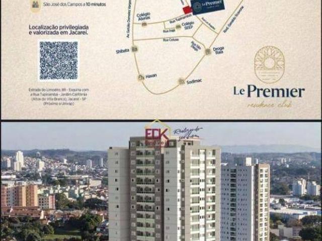 Apartamento com 2 dormitórios à venda, 56 m² por R$ 446.000 Jardim Califórnia Jacareí/SP