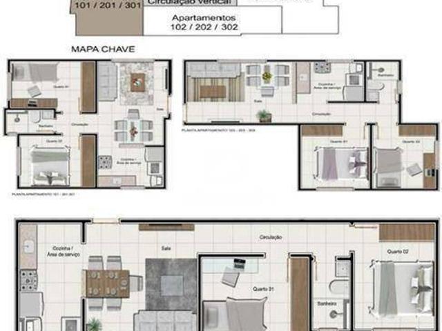 Apartamento com 2 dormitórios à venda, 56 m² por R$ 487.504,00 Caiçaras Belo Horizonte/MG