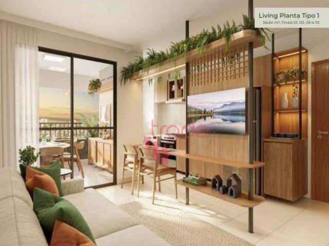 Apartamento com 2 dormitórios à venda, 56 m² por R$ 518.000,00 L 10 Ribeirão Preto/SP
