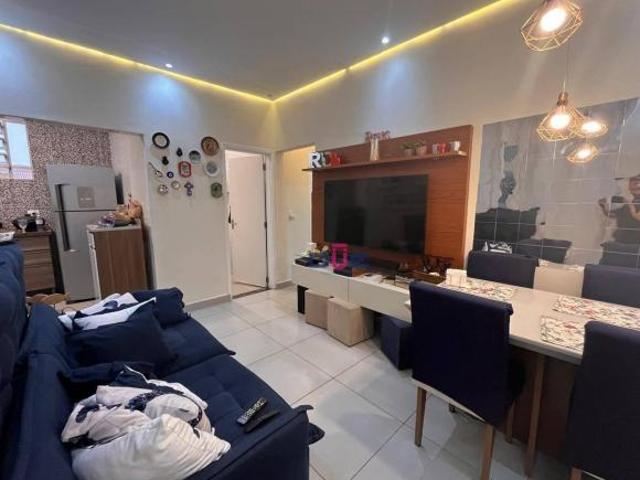 Apartamento com 2 dormitórios à venda, 57 m² por R$ 480.000,00 Boqueirão Santos/SP