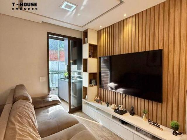 Apartamento com 2 dormitórios à venda, 57 m² por R$ 530.000,00 Nova Petrópolis São Bernardo do C