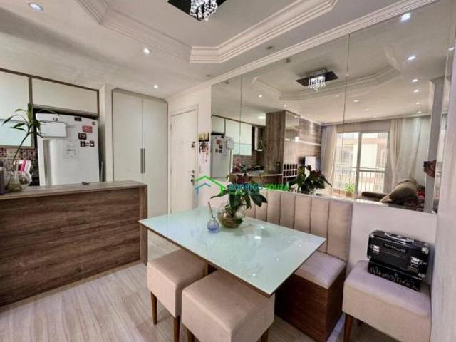 Apartamento com 2 dormitórios à venda, 58 m² I Condomínio Reserva da Aldeia, Vila Santa Terezinha