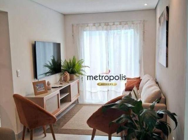 Apartamento com 2 dormitórios à venda, 58 m² por R$ 310.000,00 Chácara vista Bertioga/SP