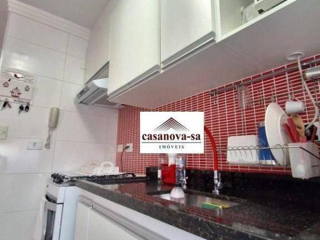 Apartamento com 2 dormitórios à venda, 58 m² por R$ 450.000,00 Vila Valparaíso Santo André/SP