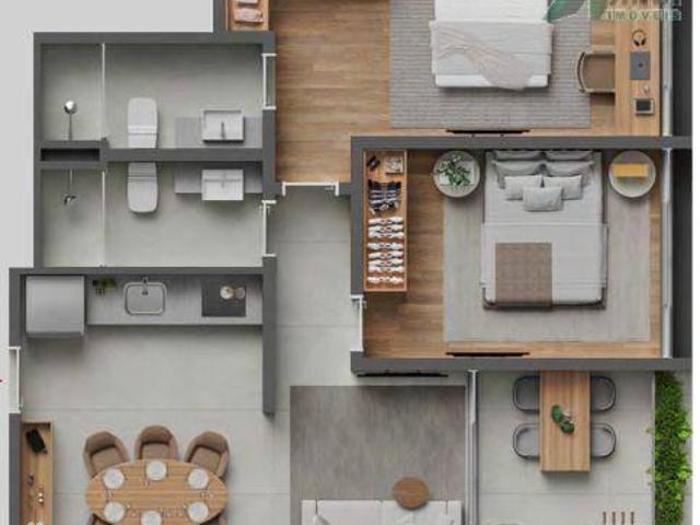 Apartamento com 2 dormitórios à venda, 59 m² por R$ 1.015.400,00 Santa Lúcia Belo Horizonte/MG