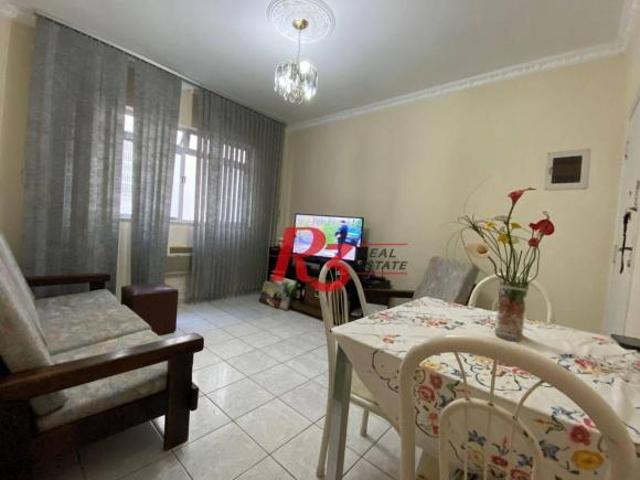 Apartamento com 2 dormitórios à venda, 59 m² por R$ 300.000,00 Marapé Santos/SP