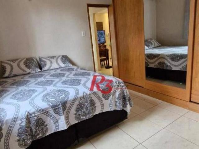 Apartamento com 2 dormitórios à venda, 59 m² por R$ 320.000,00 Macuco Santos/SP