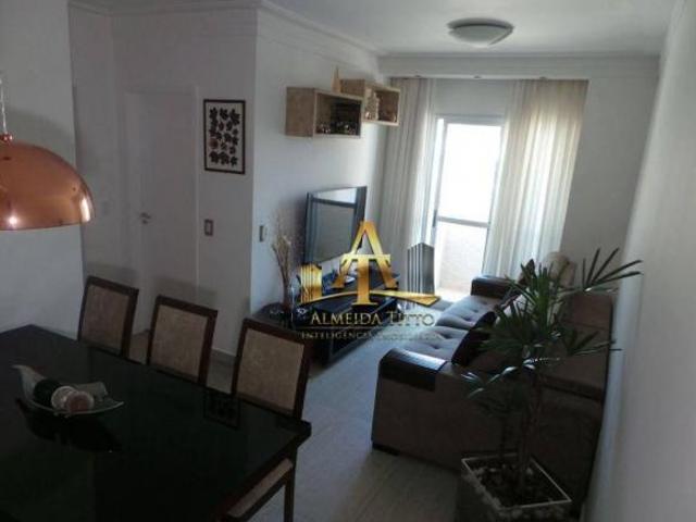 Apartamento com 2 dormitórios à venda, 59 m² por R$ 371.000,01 Vila São Luiz Valparaízo Baruer