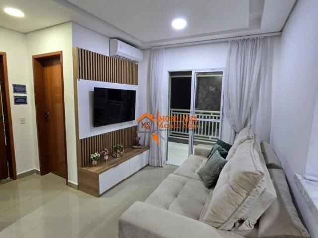 Apartamento com 2 dormitórios à venda, 59 m² por R$ 480.000 Vila Nova Bonsucesso Guarulhos/SP