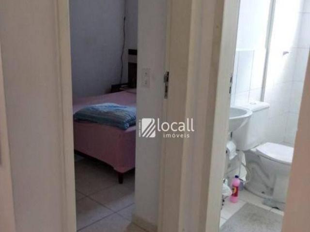 Apartamento com 2 dormitórios à venda, 50 m² por R$ 165.000,00 Jardim Caparroz São José do Rio P