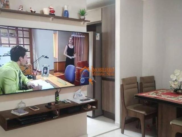 Apartamento com 2 dormitórios à venda, 50 m² por R$ 207.000,00 Vila Alzira Guarulhos/SP