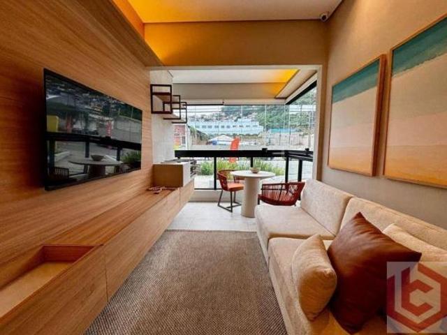 Apartamento com 2 dormitórios à venda, 50 m² por R$ 295.000,00 Valongo Santos/SP