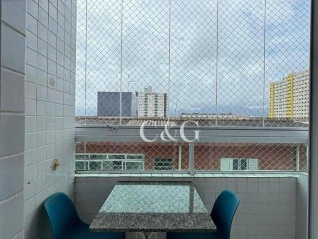 Apartamento com 2 dormitórios à venda, 50 m² por R$ 325.000,00 Vila Assunção Praia Grande/SP