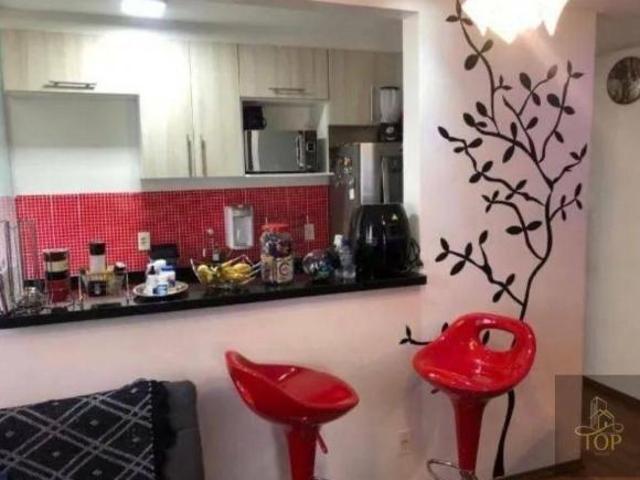 Apartamento com 2 dormitórios à venda, 50 m² por R$ 319.900,00 Vila Homero Thon Santo André/SP