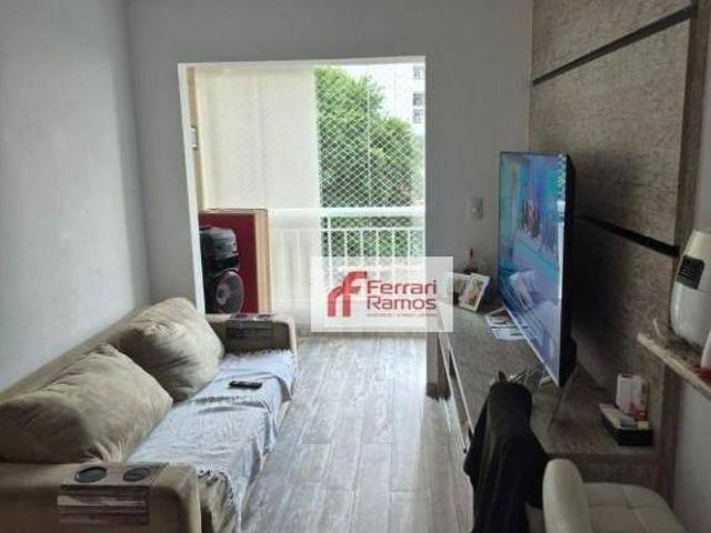 Apartamento com 2 dormitórios à venda, 50 m² por R$ 379.000,00 Vila Augusta Guarulhos/SP