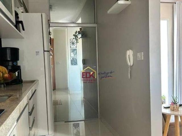 Apartamento com 2 dormitórios à venda, 50 m² por R$ 403.000 Residencial Bosque dos Ipês São José