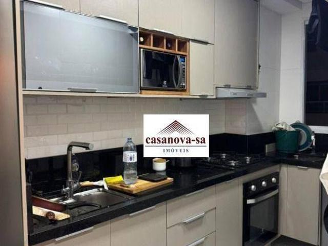 Apartamento com 2 dormitórios à venda, 50 m² por R$ 410.000,00 Vila Metalúrgica Santo André/SP