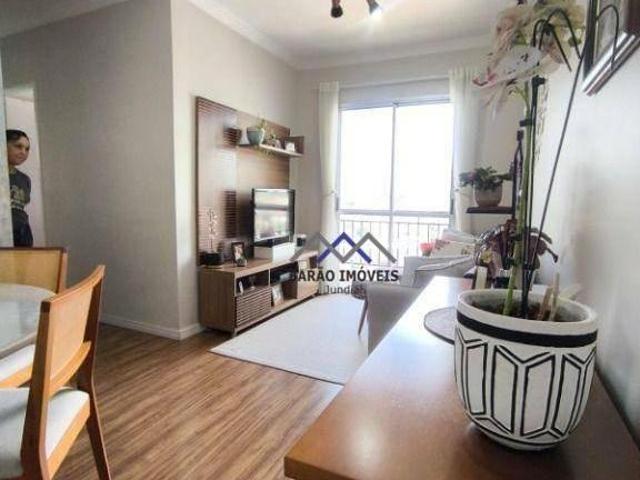 Apartamento com 2 dormitórios à venda, 50 m² por R$ 430.000,00 Jardim Pitangueiras II Jundiaí/SP