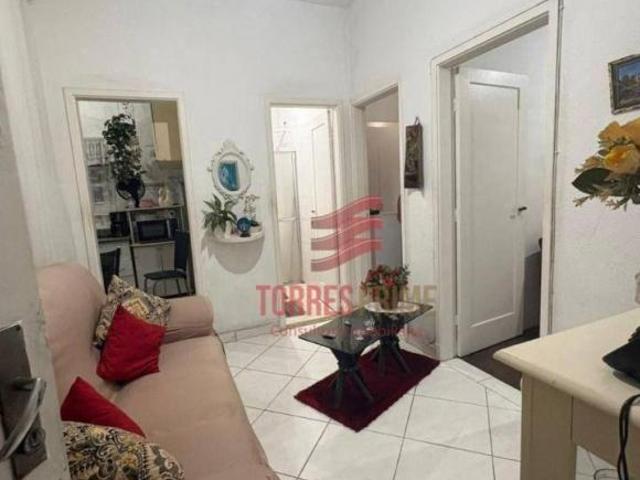 Apartamento com 2 dormitórios à venda, 50 m² por R$ 460.000,00 Embaré Santos/SP