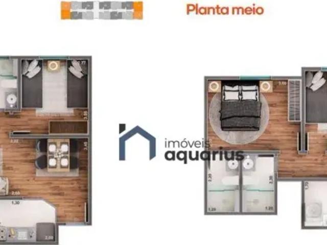 Apartamento com 2 dormitórios à venda, 51 m² por R$ 365.000,00 Parque Residencial Flamboyant São