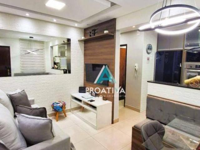 Apartamento com 2 dormitórios à venda, 51 m² por R$ 360.000,00 Nova Petrópolis São Bernardo do C