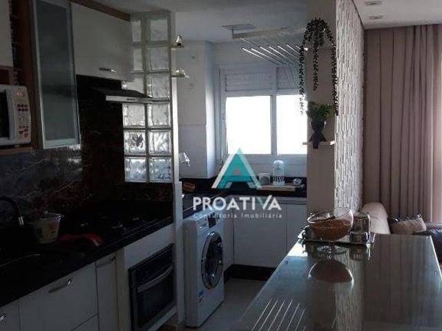 Apartamento com 2 dormitórios à venda, 51 m² por R$ 374.000,09 Utinga Santo André/SP
