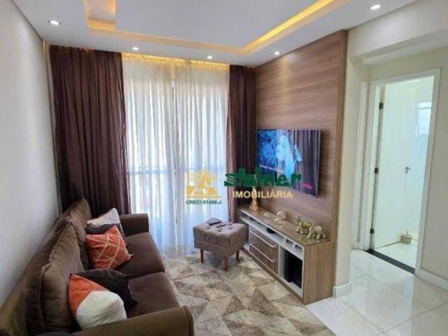 Apartamento com 2 dormitórios à venda, 51 m² por R$ 380.000,00 Vila Rio de Janeiro Guarulhos/SP