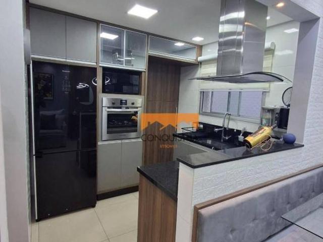 Apartamento com 2 dormitórios à venda, 51 m² por R$ 383.000 Nova Petrópolis São Bernardo do Camp