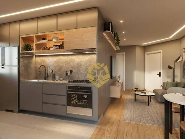 Apartamento com 2 dormitórios à venda, 51 m² por R$ 625.000,00 Centro Curitiba/PR