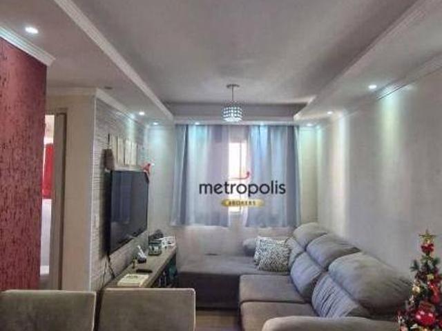 Apartamento com 2 dormitórios à venda, 52 m² por R$ 246.000,00 Cidade São Jorge Santo André/SP