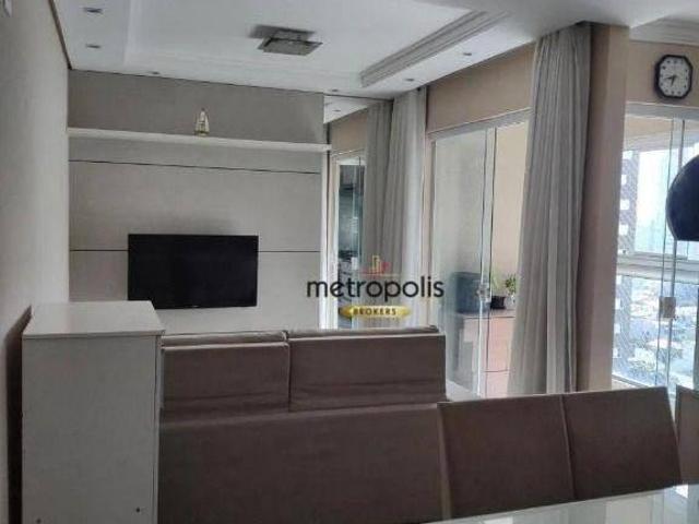 Apartamento com 2 dormitórios à venda, 52 m² por R$ 425.000,00 Vila Assunção Santo André/SP