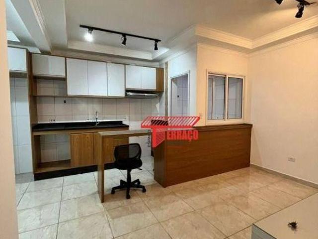 Apartamento com 2 dormitórios à venda, 52 m² Vila Valparaíso Santo André/SP