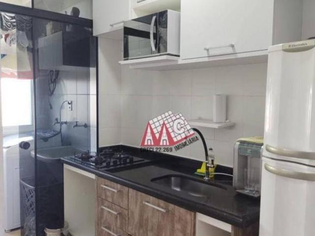 Apartamento com 2 dormitórios à venda, 53 m² por R$ 300.000,00 Passeo Condomínio Clube Sorocaba/