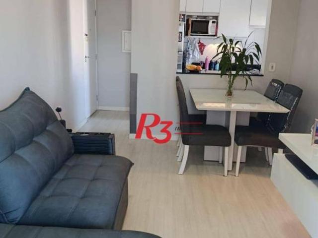 Apartamento com 2 dormitórios à venda, 53 m² por R$ 360.000,00 Areia Branca Santos/SP