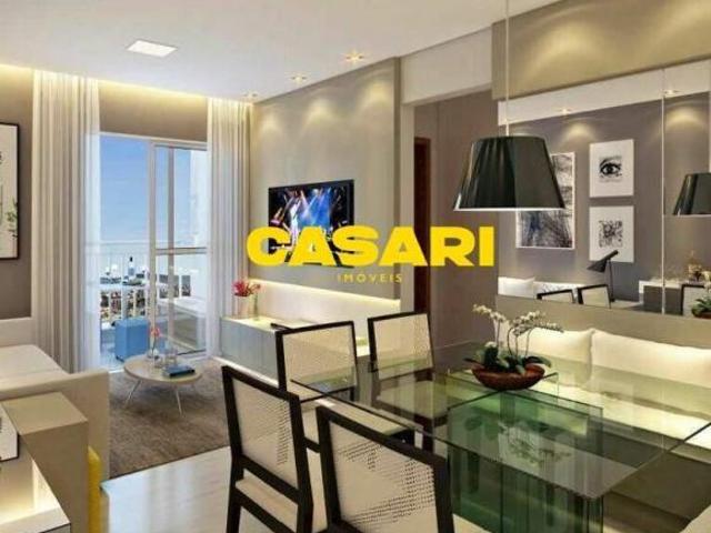 Apartamento com 2 dormitórios à venda, 64 m² Campestre Santo André/SP
