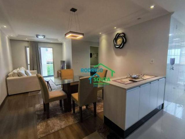 Apartamento com 2 dormitórios à venda, 64 m² I residencial Center Village I Parque Jandaia Carapic