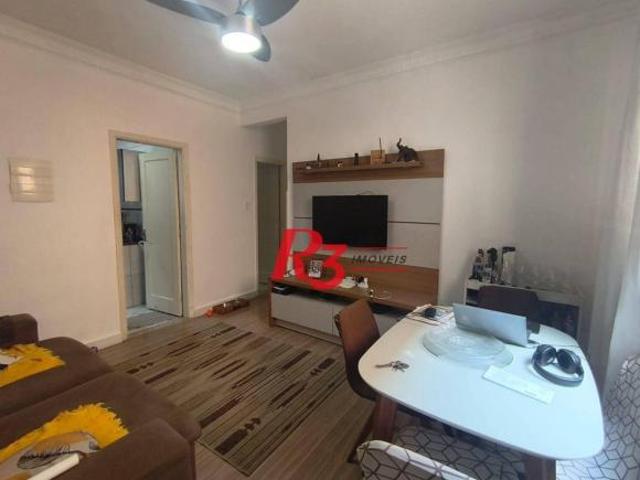 Apartamento com 2 dormitórios à venda, 64 m² por R$ 345.000,00 Campo Grande Santos/SP