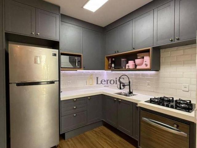 Apartamento com 2 dormitórios à venda, 64 m² por R$ 535.000,00 Edifício Plaza Bella Vista Indaia