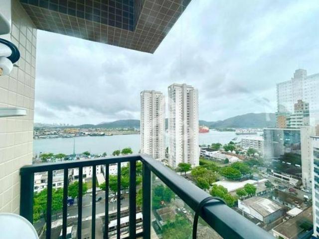 Apartamento com 2 dormitórios à venda, 65 m² por R$ 1.150.000,00 Ponta da Praia Santos/SP