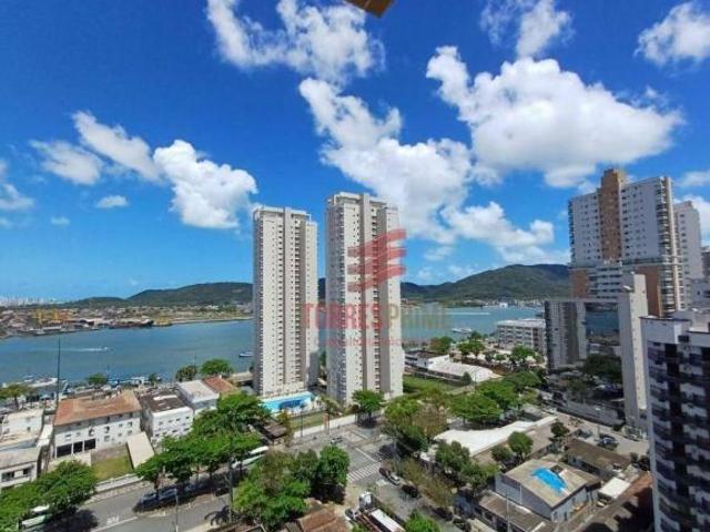 Apartamento com 2 dormitórios à venda, 65 m² por R$ 1.150.000,00 Ponta da Praia Santos/SP