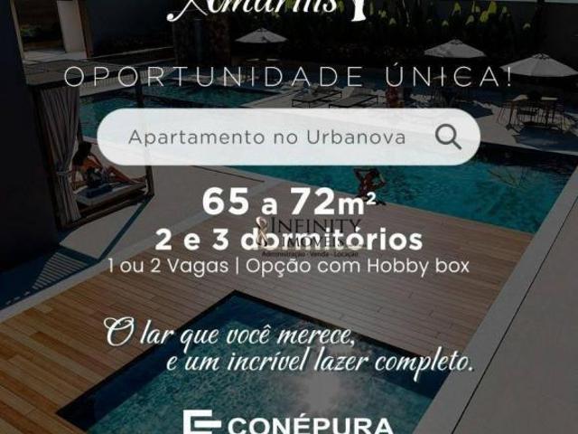 Apartamento à venda, 65 m² por R$ 625.587,98 Urbanova São José dos Campos/SP