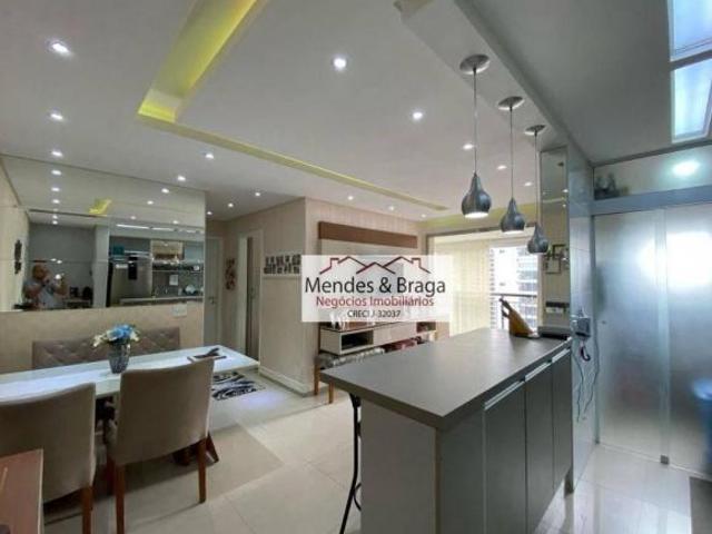 Apartamento com 2 dormitórios à venda, 65 m² por R$ 640.000,00 Jardim Flor da Montanha Guarulhos