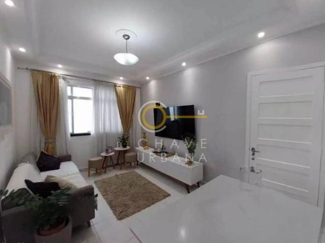 Apartamento com 2 dormitórios à venda, 66 m² por R$ 450.000,00 Boqueirão Santos/SP