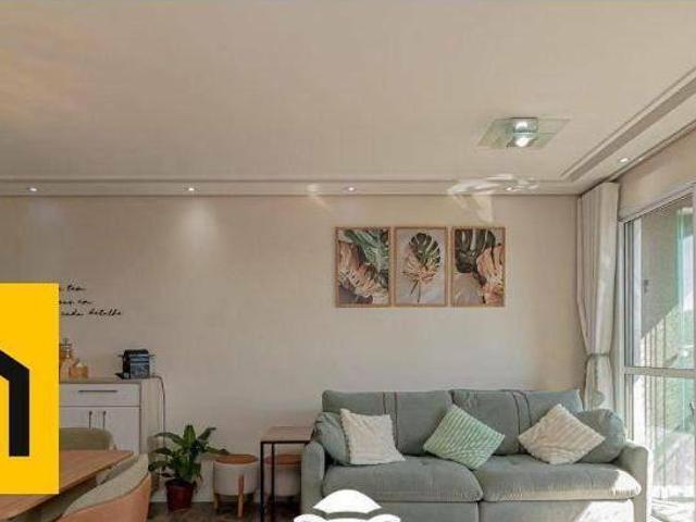 Apartamento com 2 dormitórios à venda, 66 m² por R$ 550.000 Vila Metalúrgica Santo André/SP