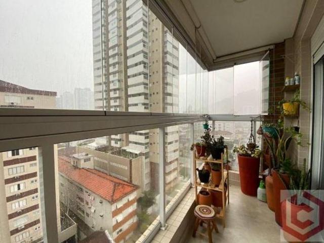 Apartamento com 2 dormitórios à venda, 66 m² por R$ 800.000,00 Campo Grande Santos/SP