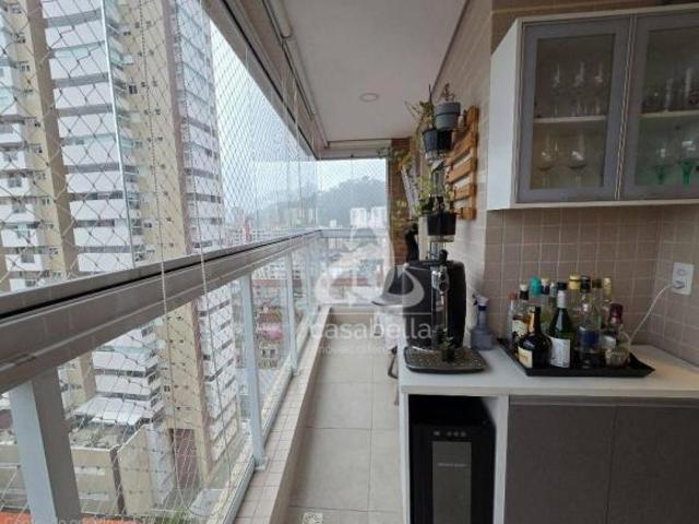Apartamento com 2 dormitórios à venda, 66 m² por R$ 930.000,00 Campo Grande Santos/SP