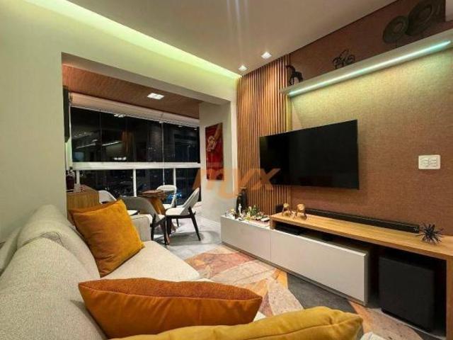 Apartamento com 2 dormitórios à venda, 66 m² por R$ 850.000,00 Campo Grande Santos/SP