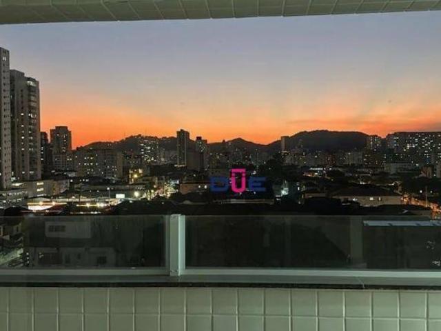 Apartamento com 2 dormitórios à venda, 67 m² por R$ 521.000,00 Macuco Santos/SP
