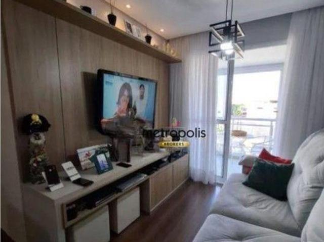 Apartamento com 2 dormitórios à venda, 67 m² por R$ 620.000,00 Vila Pires Santo André/SP